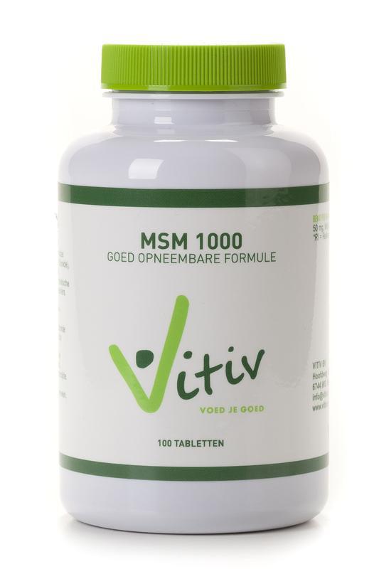 MSM 1000mg | Broeders Gezondheidswinkel