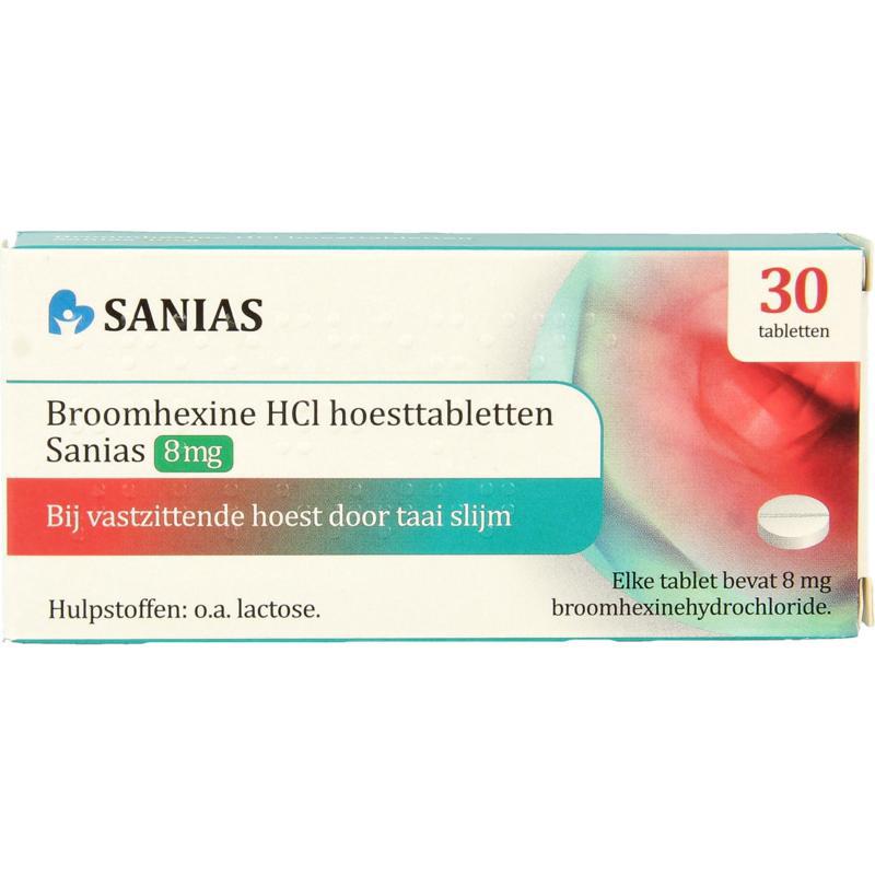 Broomhexine 8mg | Broeders Gezondheidswinkel